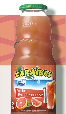 Nos jus et cocktails pour les professionnels - Caraïbos