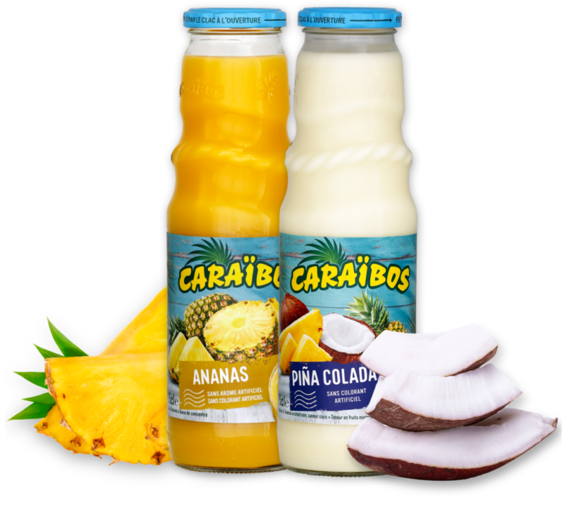 Caraïbos - Jus de fruits et nectars pour vos cocktails